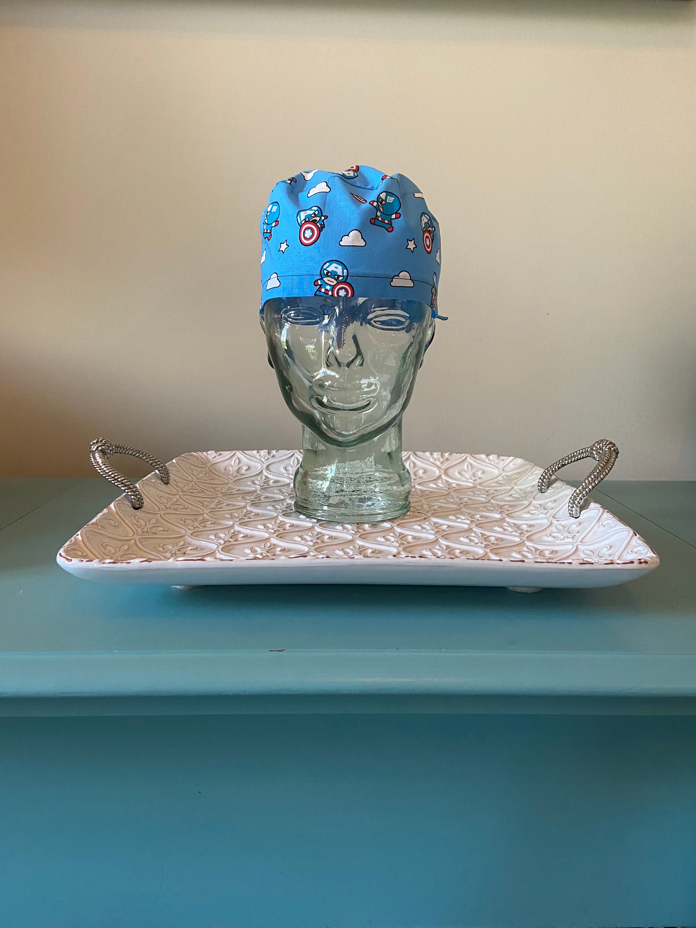 Marvel/captain America Men's Surgical Cap/scrub Cap/scrub Hat for Men ...