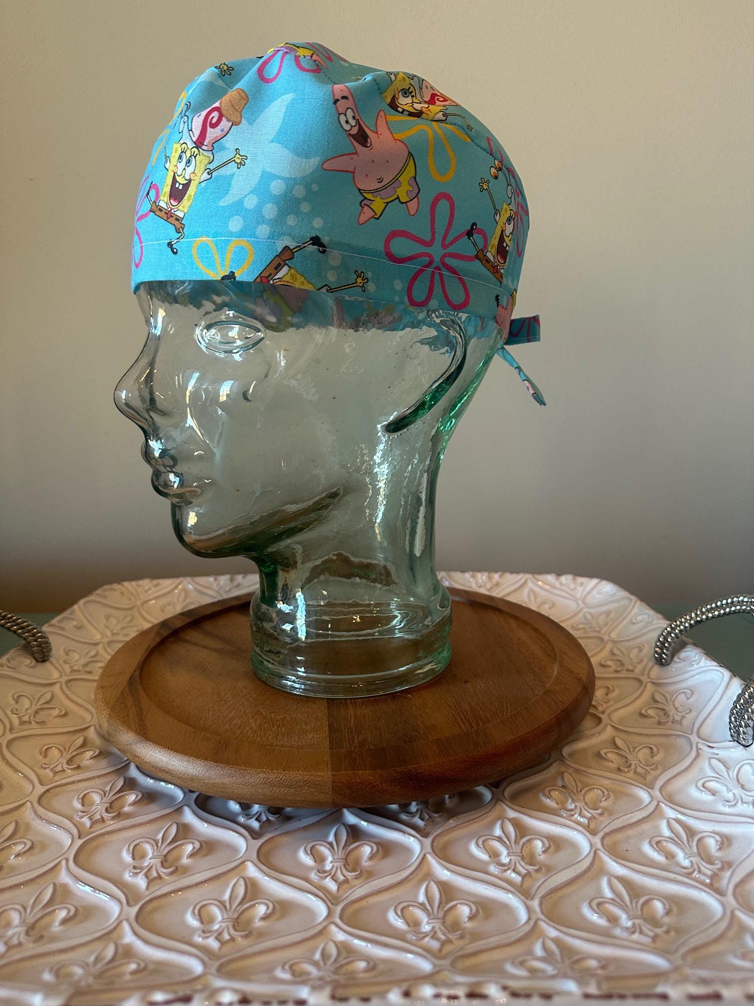 Spongebob Mens Surgical Cap/scrub Cap/scrub Hat for Men/scrub Hats - Etsy