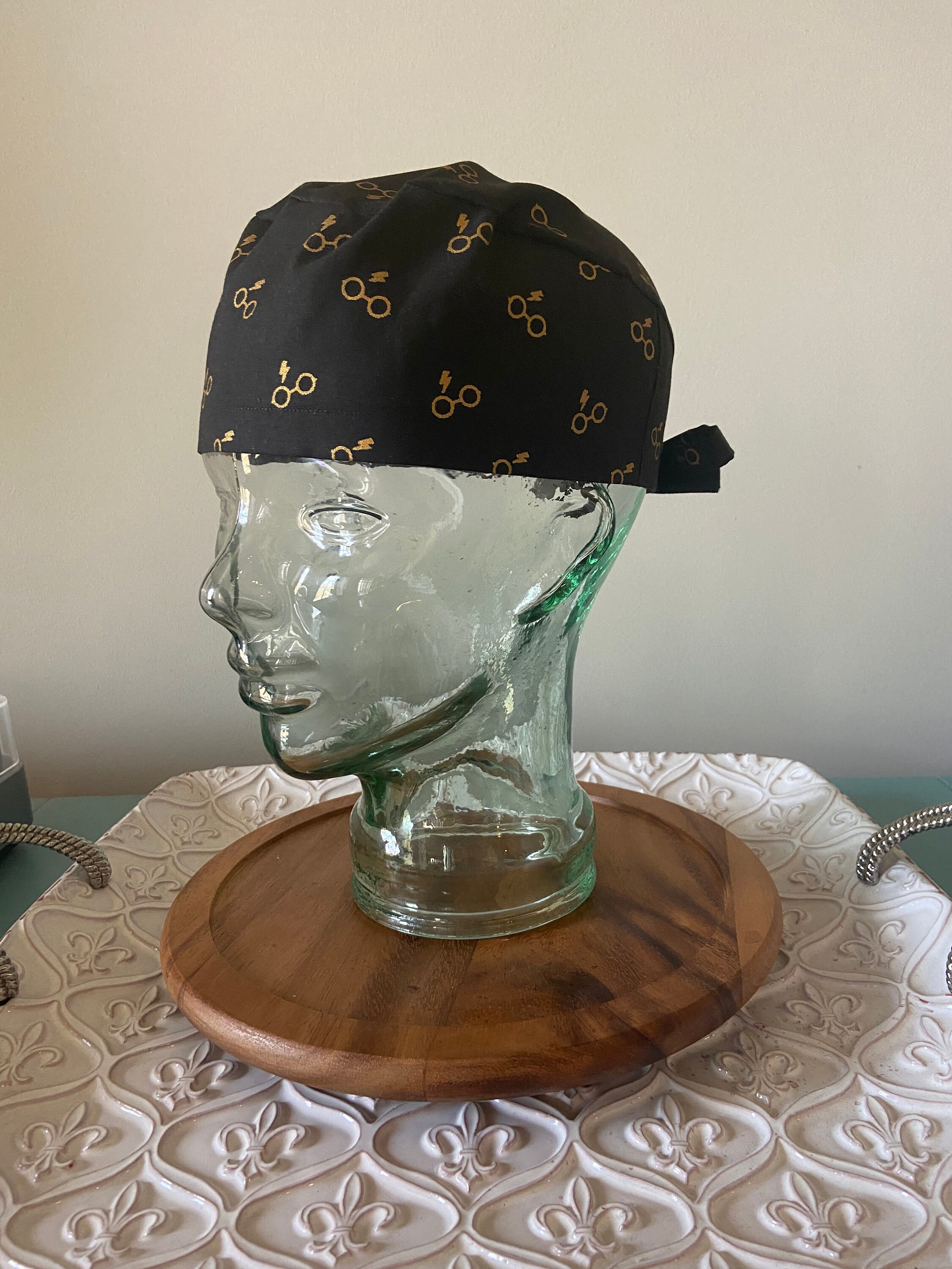 Wizarding Glasses Men's Surgical Scrub Cap - Etsy