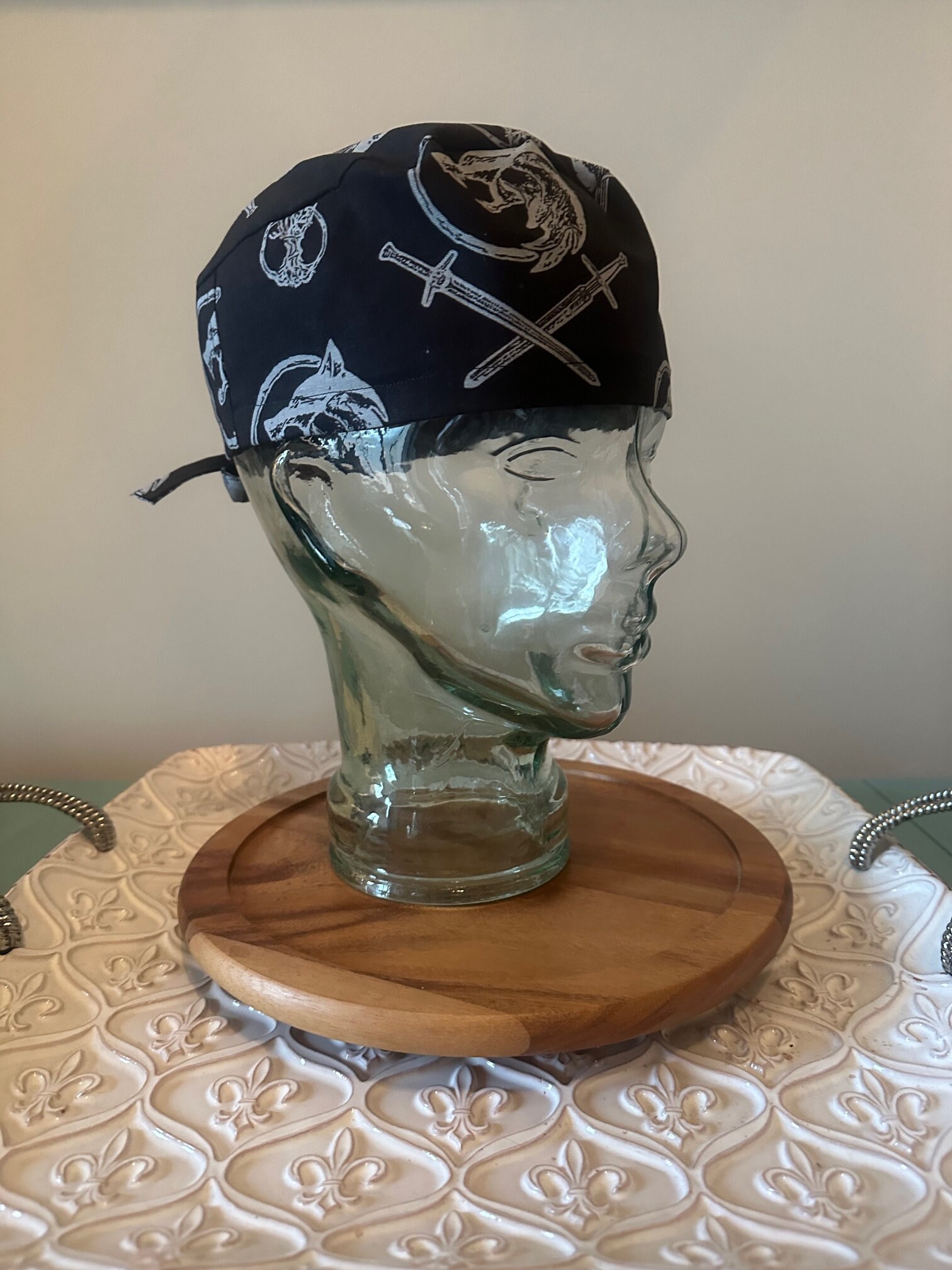 The Witcher Mens Surgical Scrub Cap: Swords & Medallions - Etsy