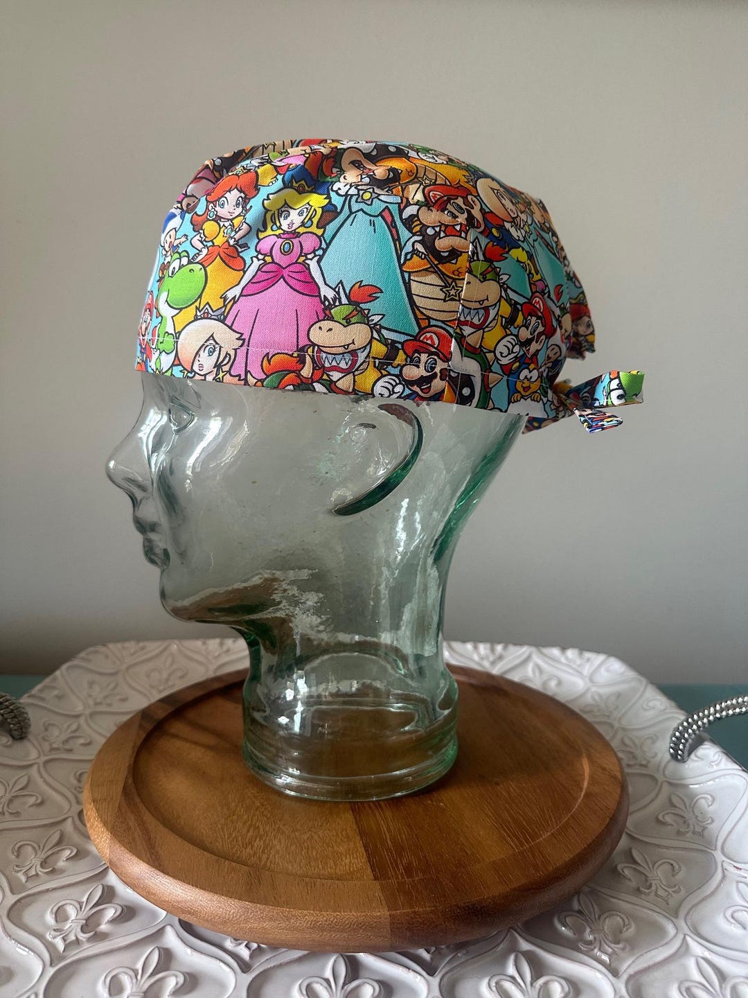 Mario Bros Surgical Scrub Cap: Nintendo Characters Print - Etsy
