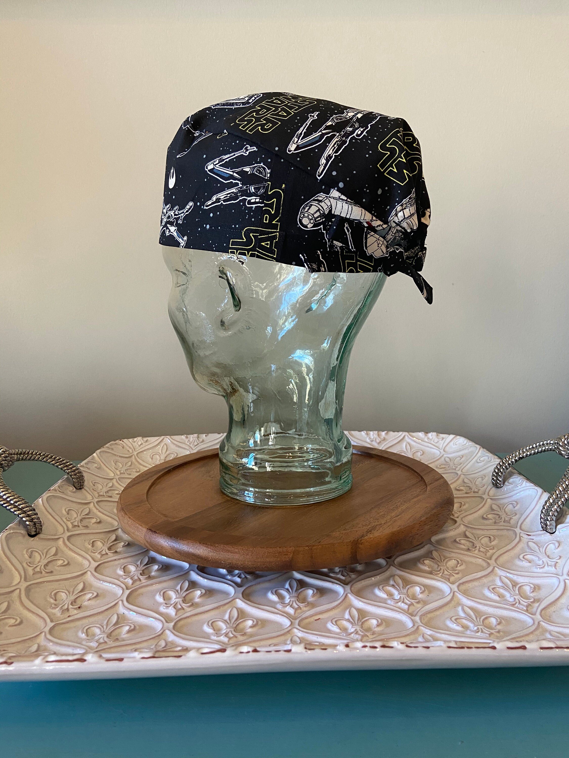 Star Wars Death Star on Black Surgical Cap/scrub Cap/scrub Hat for Men ...