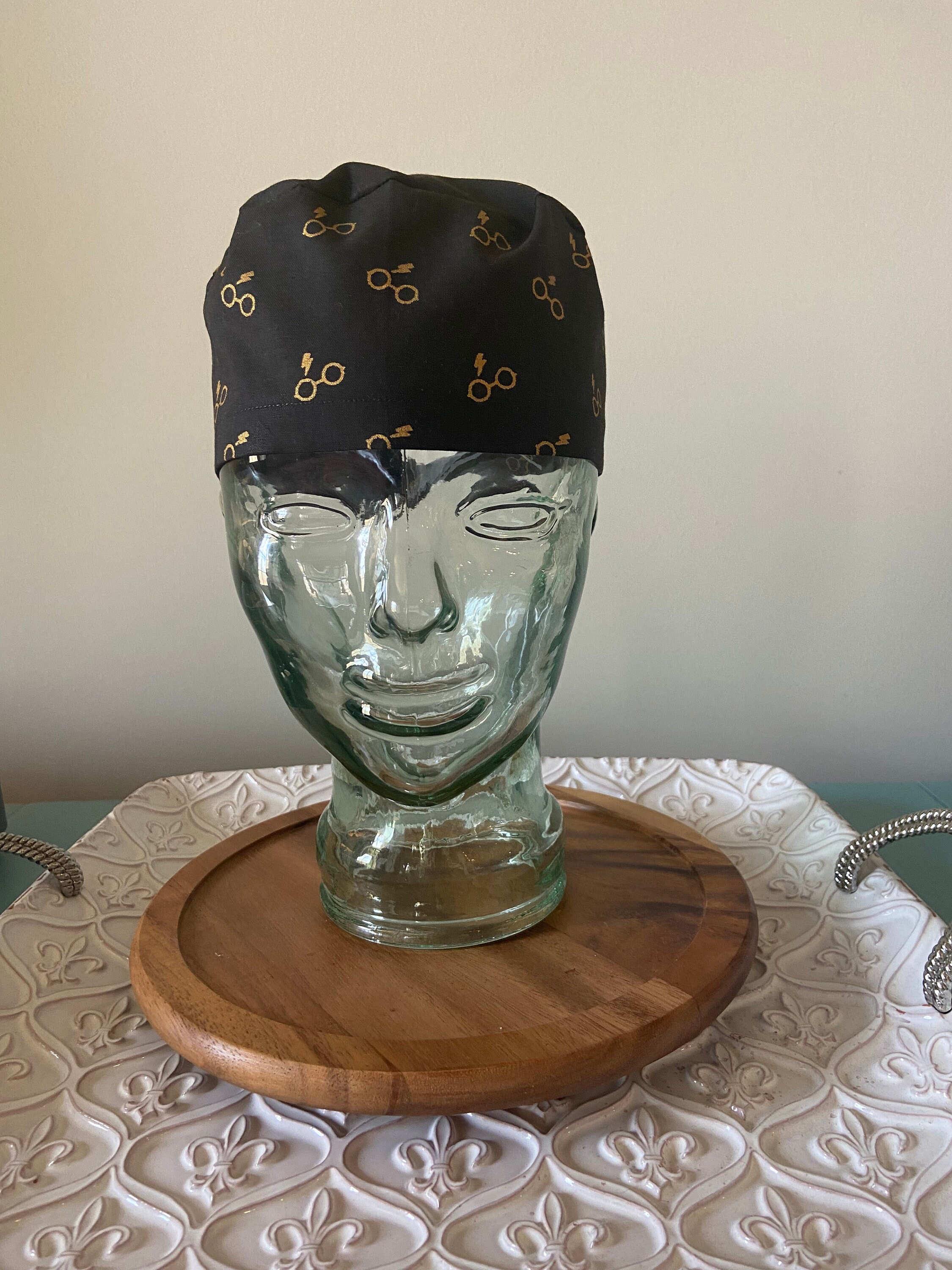 Wizarding Glasses Men's Surgical Scrub Cap - Etsy