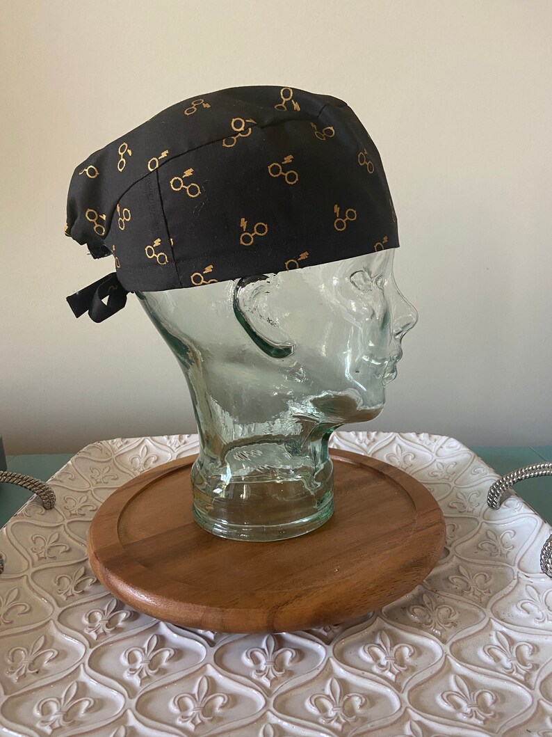 Wizarding Glasses Men's Surgical Scrub Cap - Etsy