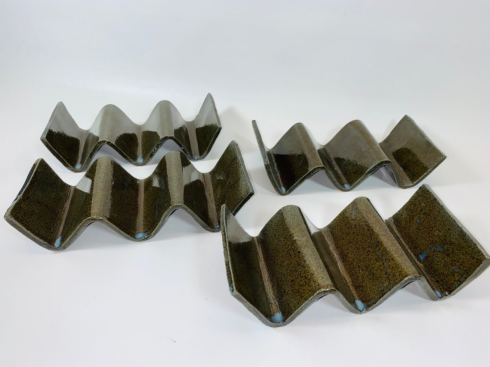 Set of 4 Ceramic Taco Stands - Etsy