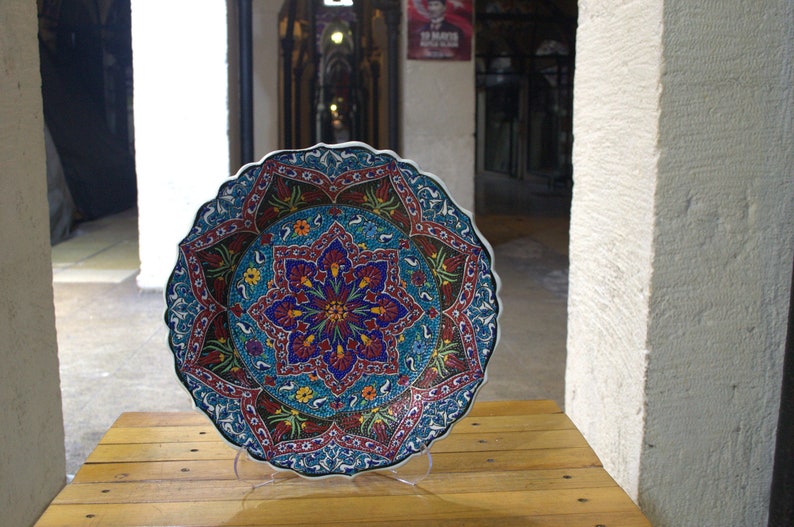 Turkish Wall Plate Colourful Wall Decor Decorative Plate for - Etsy