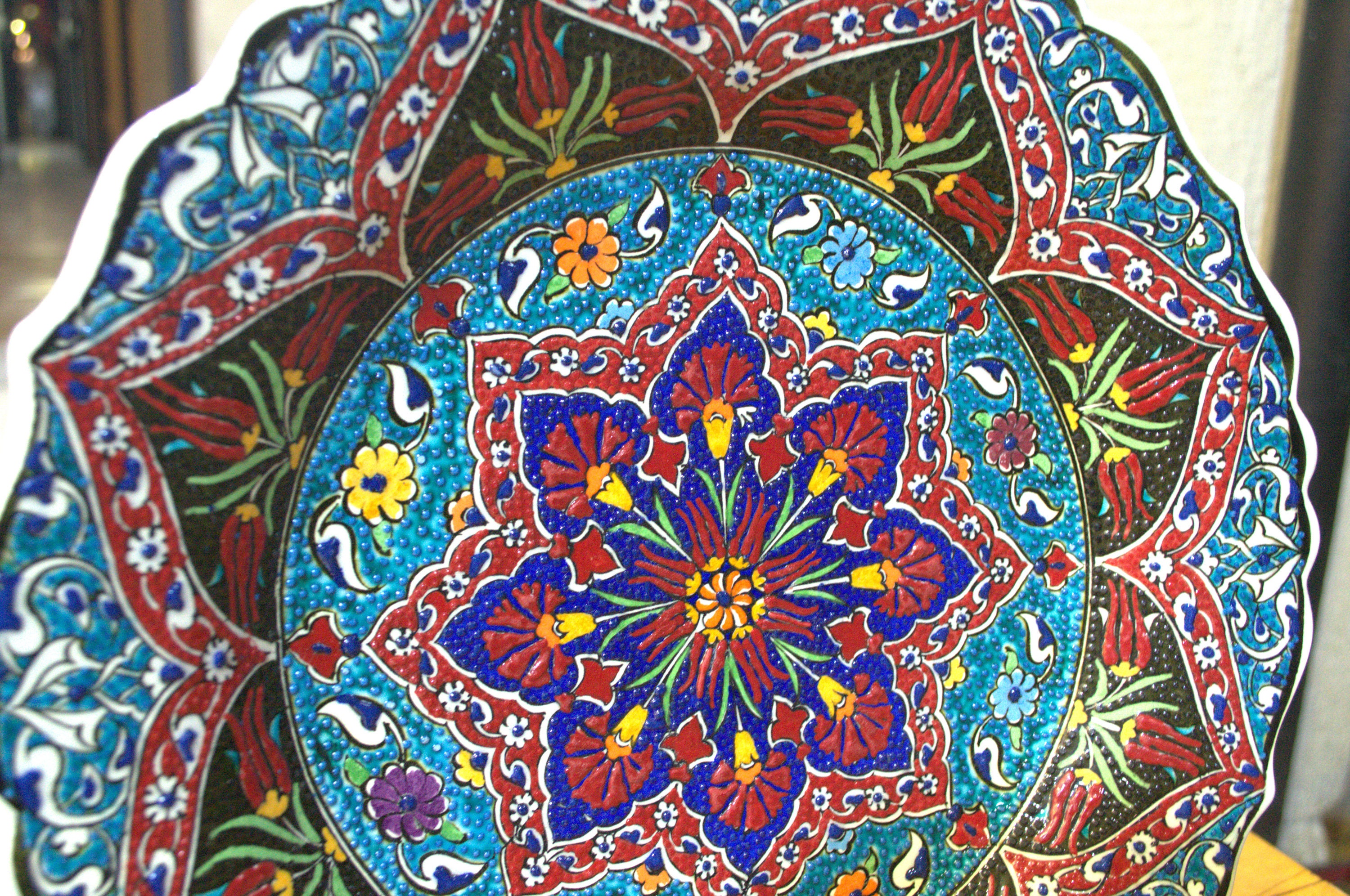 Turkish Wall Plate Colourful Wall Decor Decorative Plate for - Etsy