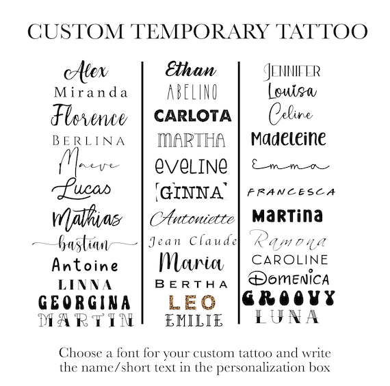 Font Slova Za Tattoos