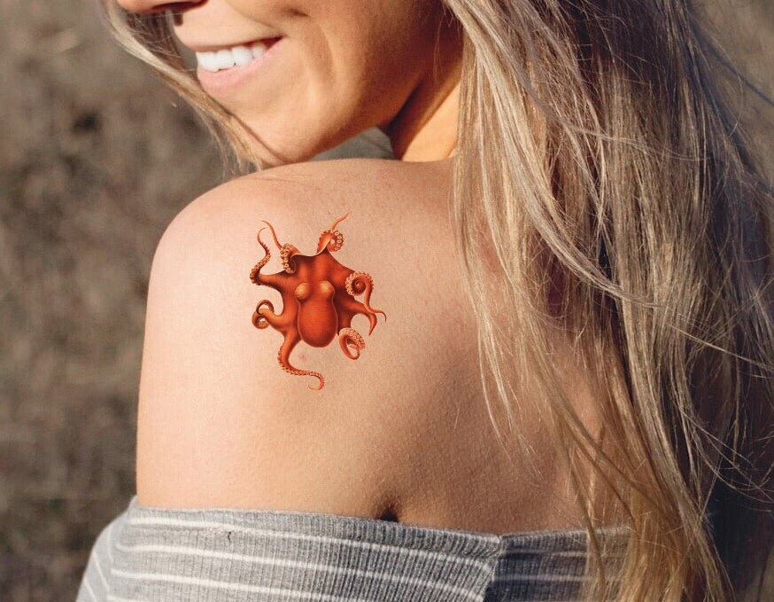 Octopus Tattoo Back