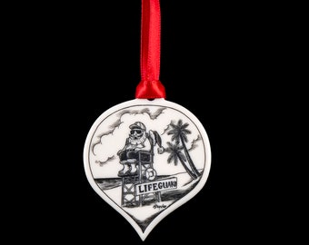 Lifeguard Ornament - Etsy