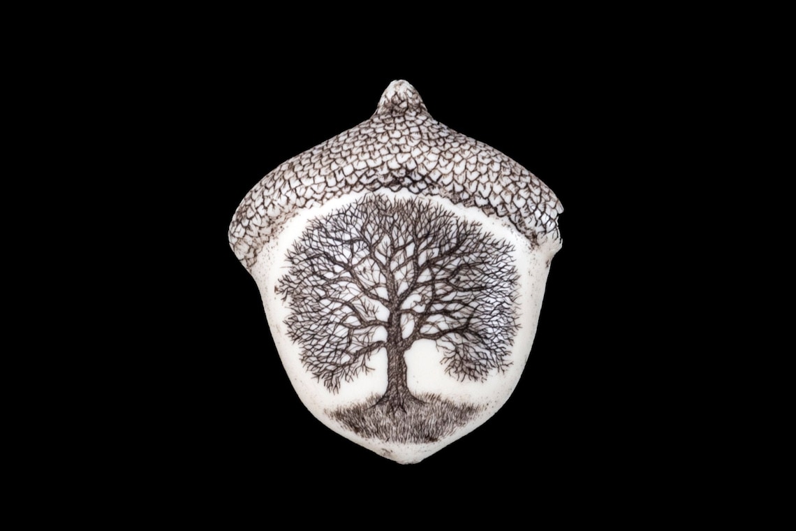 Oak Tree Pin/pendant - Etsy