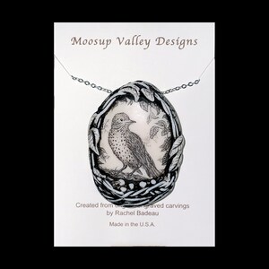 Wood Thrush Pin/pendant. Moosup Valley, Etched, Scrimshaw, Bird, Bird ...