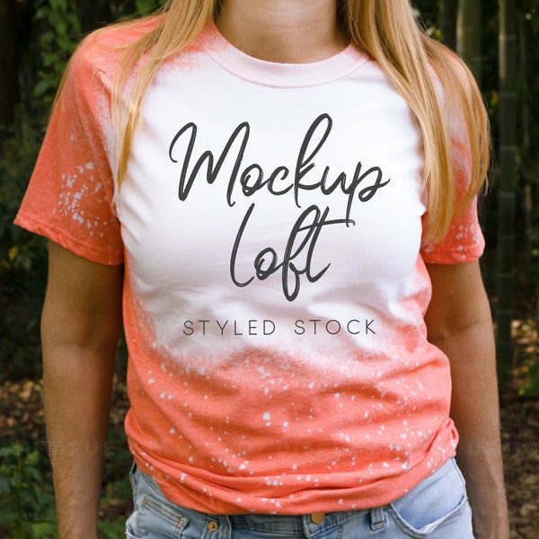 Heather Orange Bleach Shirt - Etsy