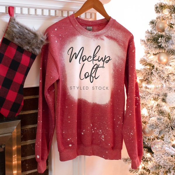 Bleached Christmas Sweatshirts - Etsy
