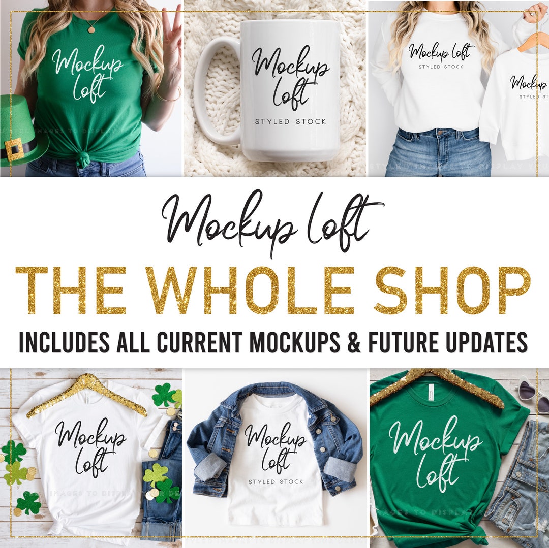 The Whole Shop Bundle Includes All Current Mockups and Future Updates ...