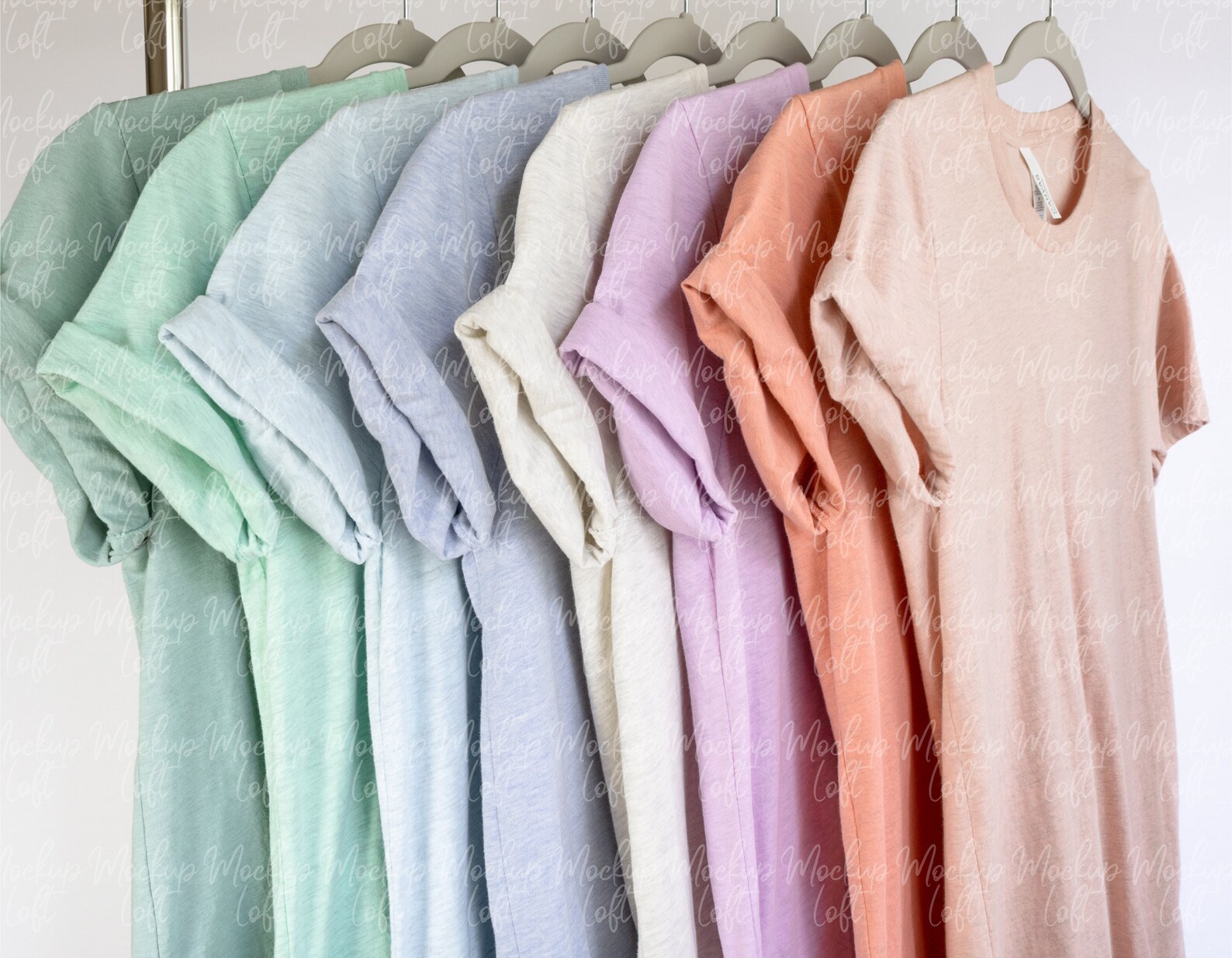 Bella Canvas 3001 Heather Prism Colors Chart | Heather Prism Dusty Blue ...
