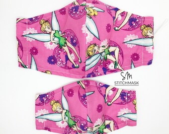 Tinkerbell Face Mask Adult - Etsy