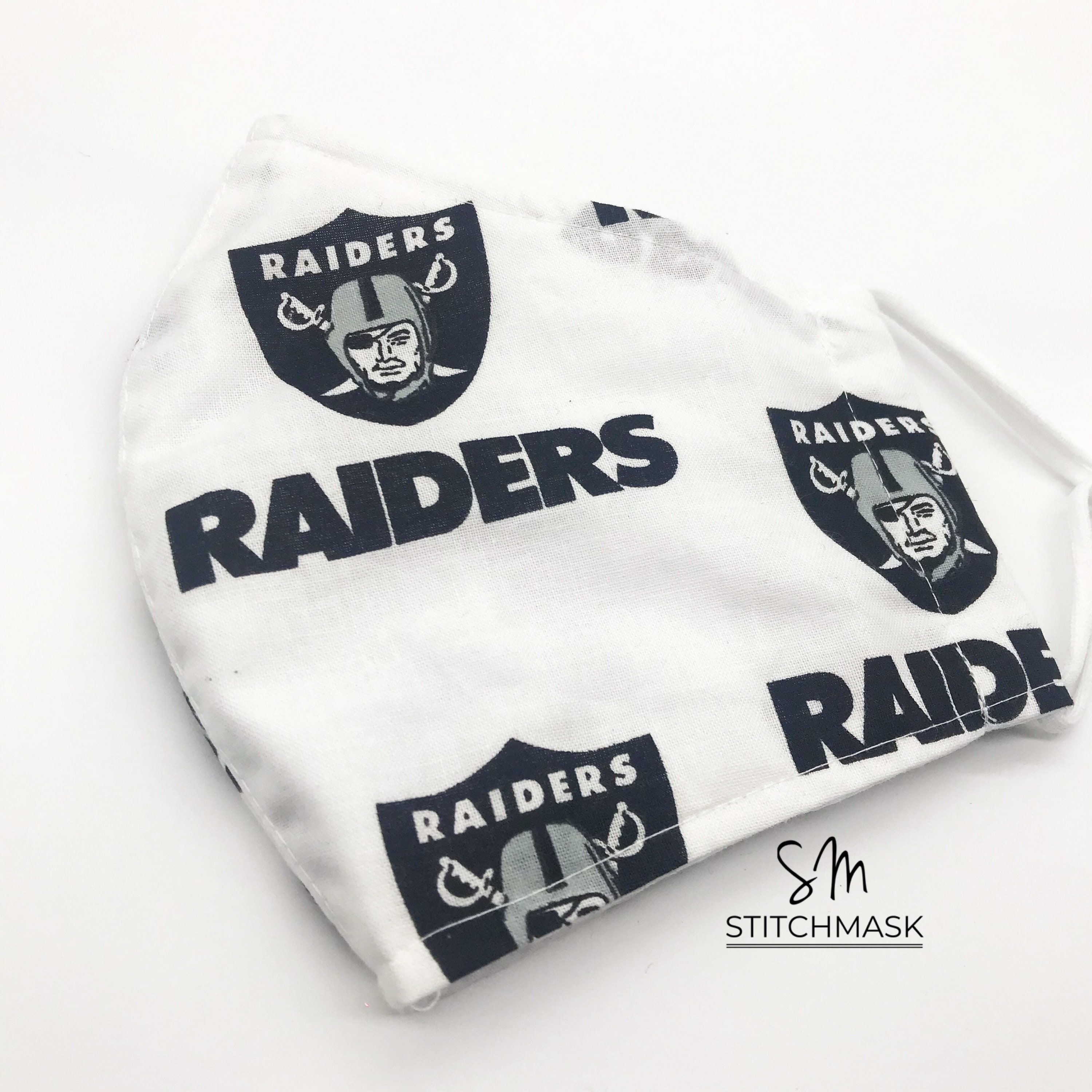 Rare Football Raiders Face Mask / 3 capas / Filtro de bolsillo - Etsy ...