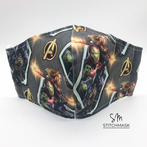 Avengers Face Mask - Etsy