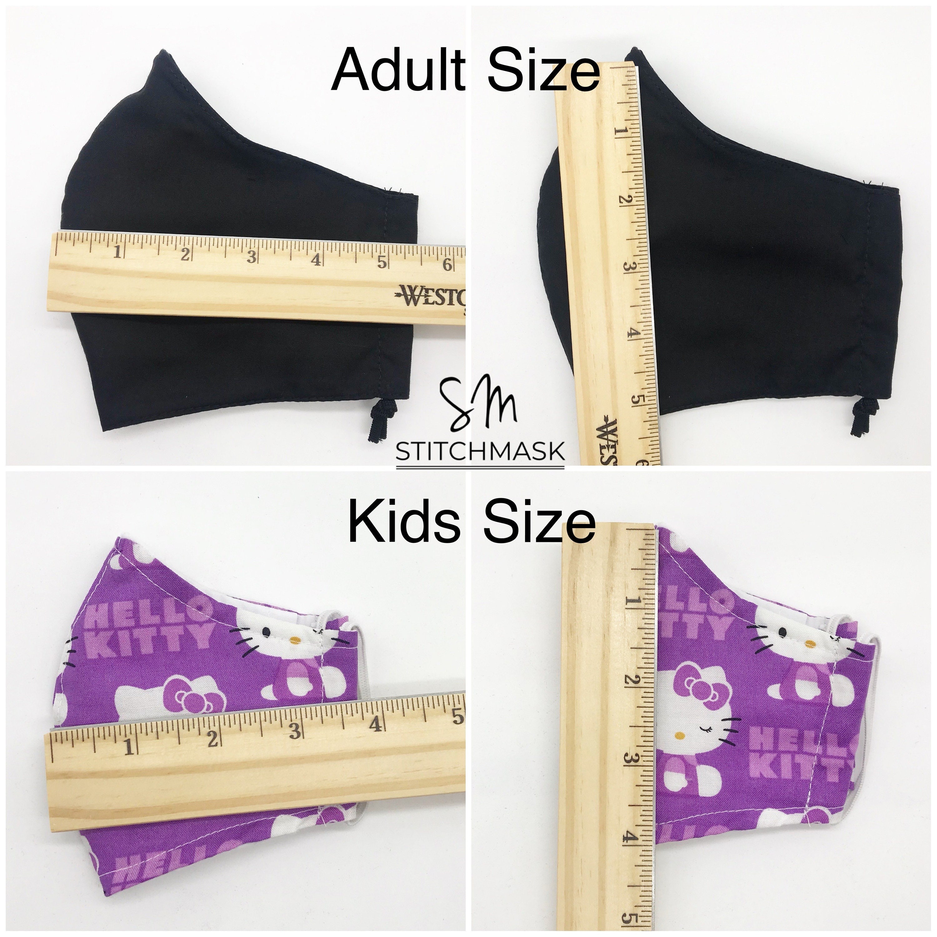 Adult and Kids Pokemon Pikachu Face Mask With Filter Pocket | Etsy