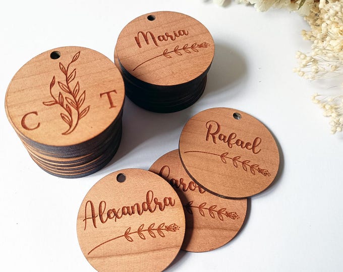 Six (6) Large Rustic Reclaimed Wood Blank Tags for Crafting and ...