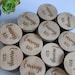 Personalized Custom Wood Tags, Custom Name - Logo Wood Tags, Wooden ...