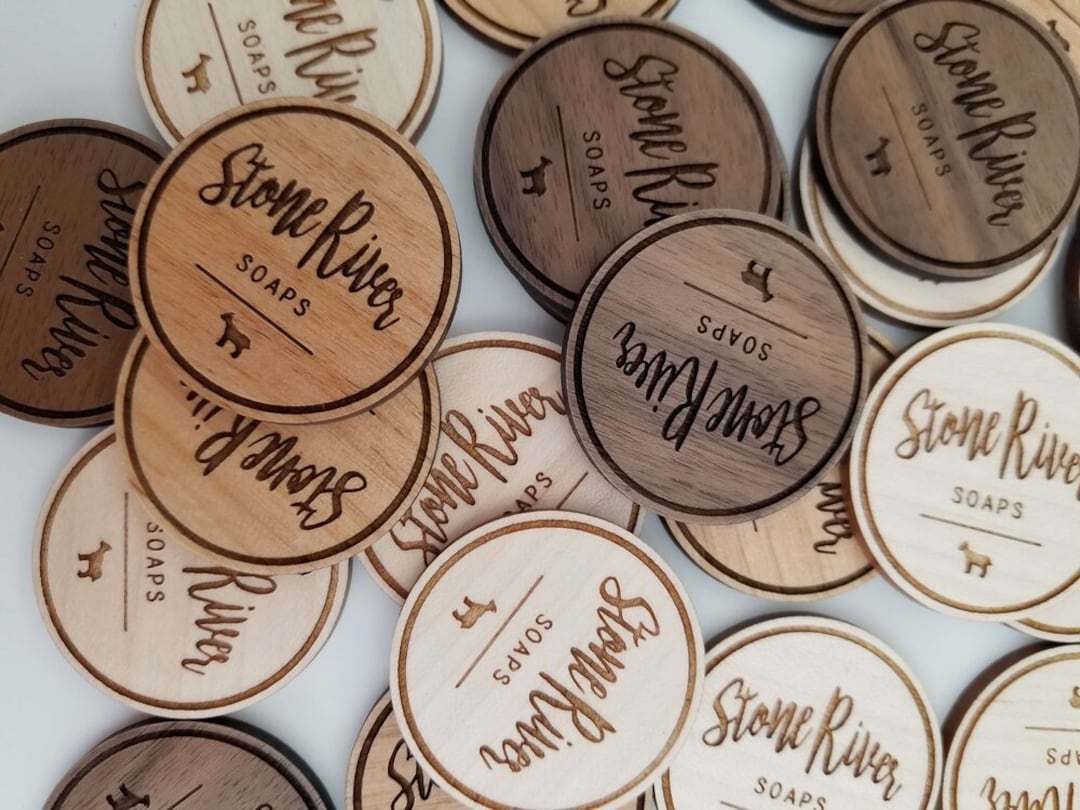 Circle Shaped Wood Tag, Personalized Custom Wood Tags, Custom Name ...