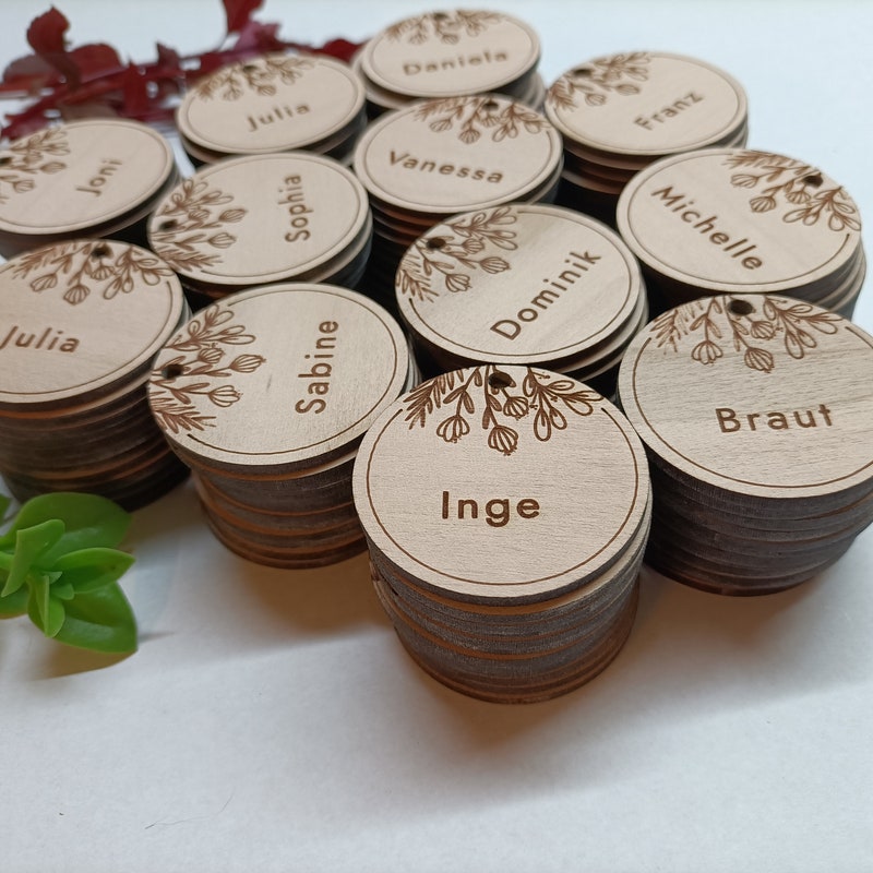 Engraved Wood Tags - Etsy