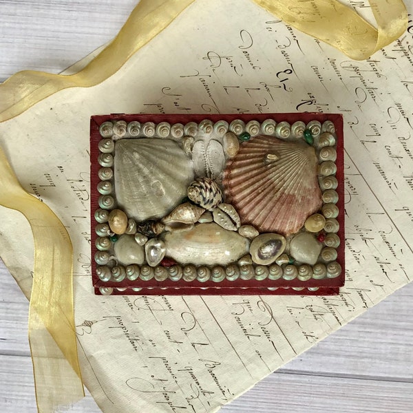 Antique Seashell Box - Etsy