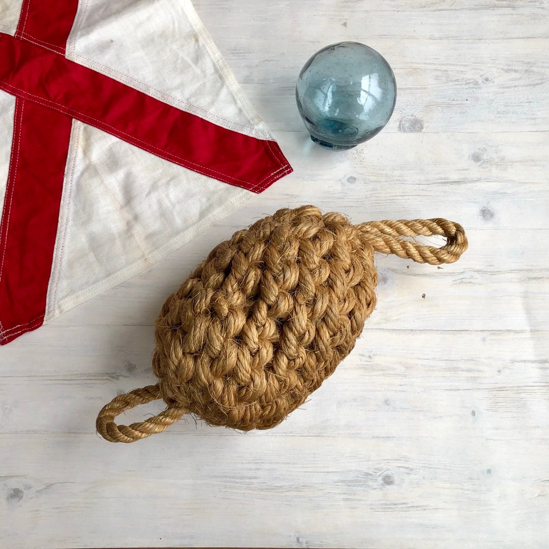 Fun Vintage Woven Rope Nautical Boat Bumper Fender in a Smaller Size ...