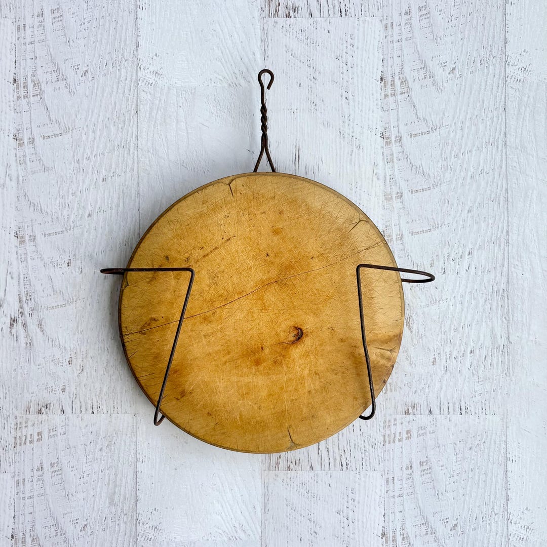 Vintage Twisted Wire Hanging Bread Board Rack, Hard to Find Rustic ...