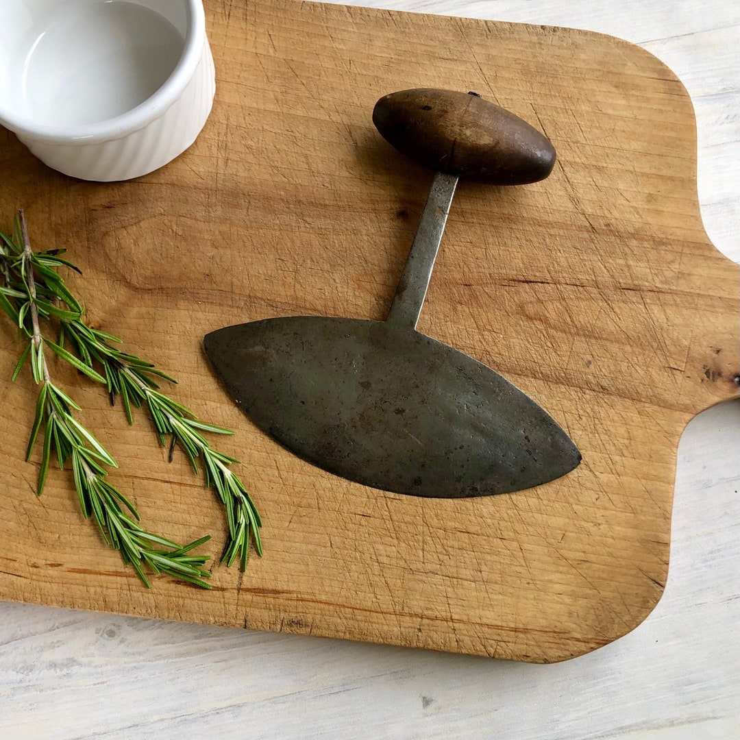 Antique Rocking Chopper With Hand Forged Iron Blade and Wooden - Etsy