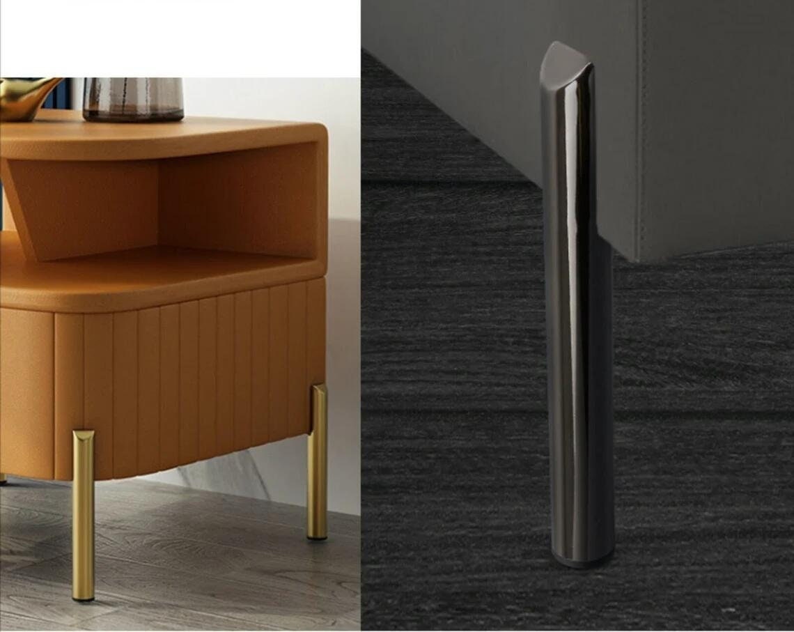 4X Modern Straight Brass Legs Coffee Table Legs Black Sofa - Etsy