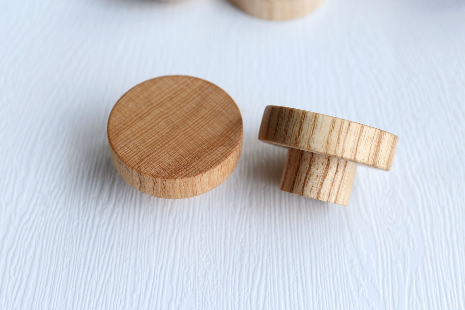 Natural Flat Drawer Knob, Natural Nursery Drawer Pull, Dresser Knobs ...