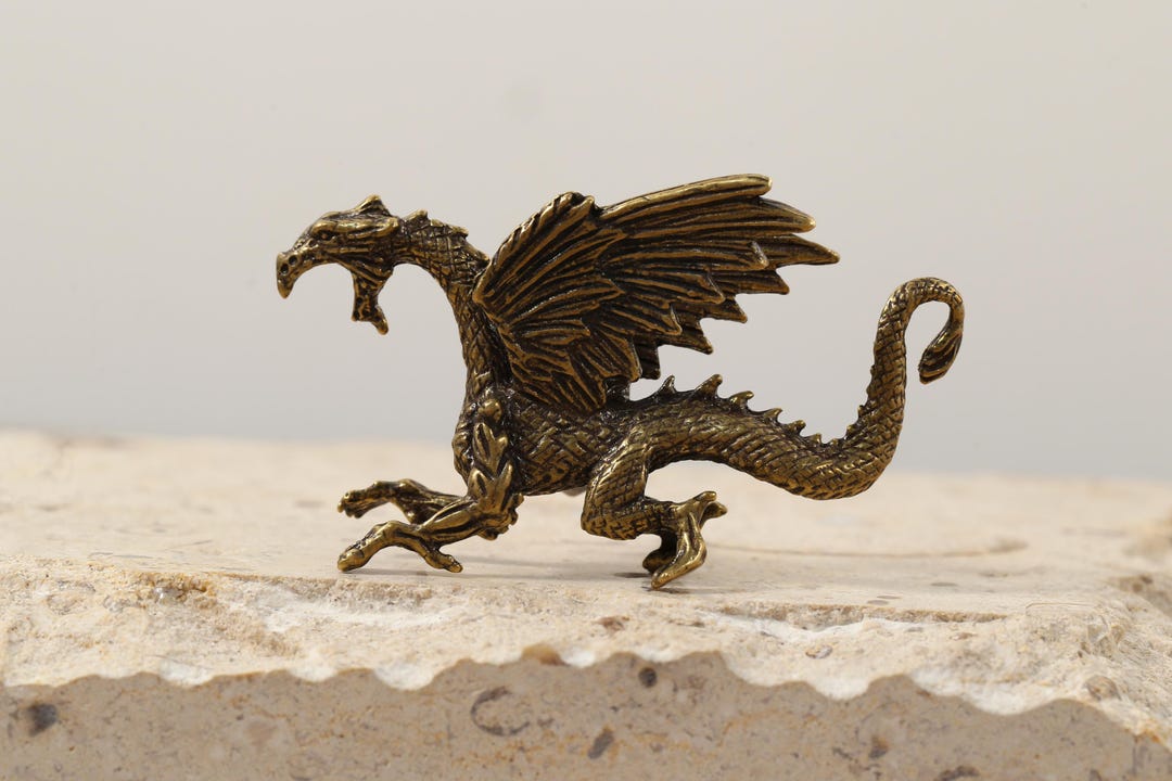 Vintage Flying Dragon Drawer Knob Handle, Brass Animals Cabinet dresser ...