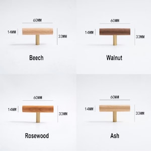 Nature Wood Drawer Knob, Minimalism Wood Drawer Knob, Dresser Knobs, Boho Dresser Knob, Hemnes ...