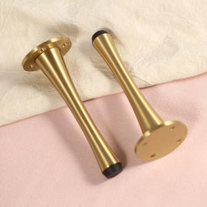 4X Solid Brass Slim Legs, Cabinet Legs, TV Cabinet Foot, Couch Leg ...
