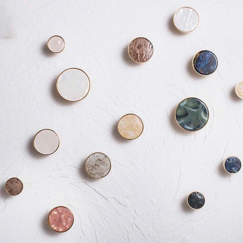 Shell Round Knob Drawer Pulls Marble Cabinet Knob Shell - Etsy
