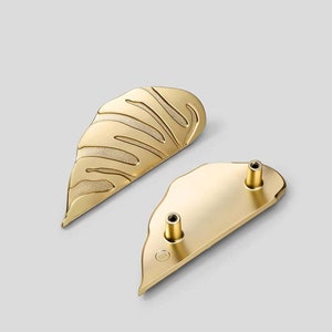 Monstera Leaf Knobs Modern Cabinet Knob Drawer Pull - Etsy
