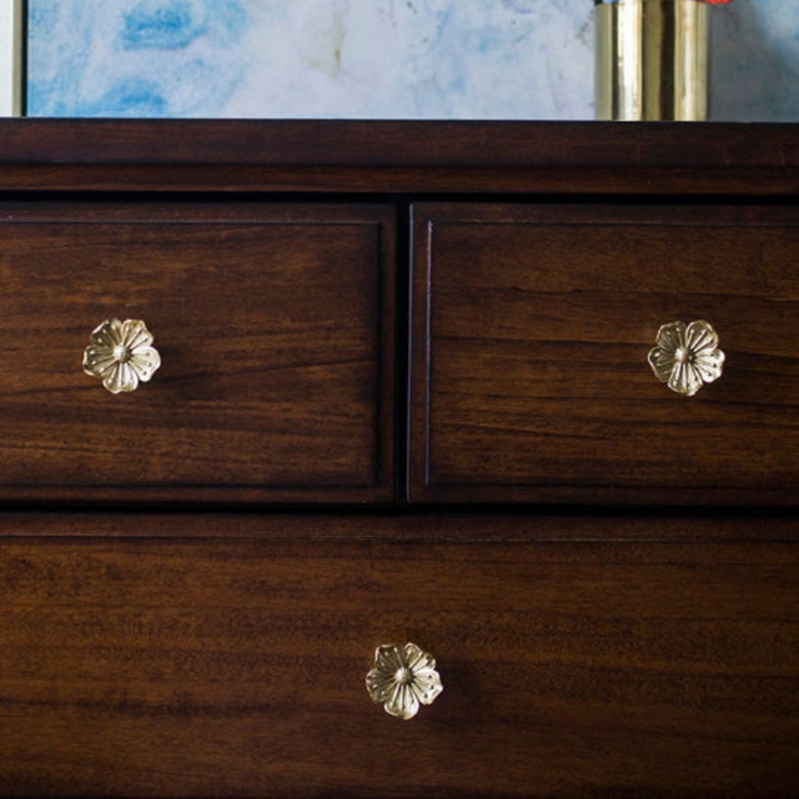 Cherry Blossom Knobs Sakura Drawer Pulls Flower Pull Luxury - Etsy