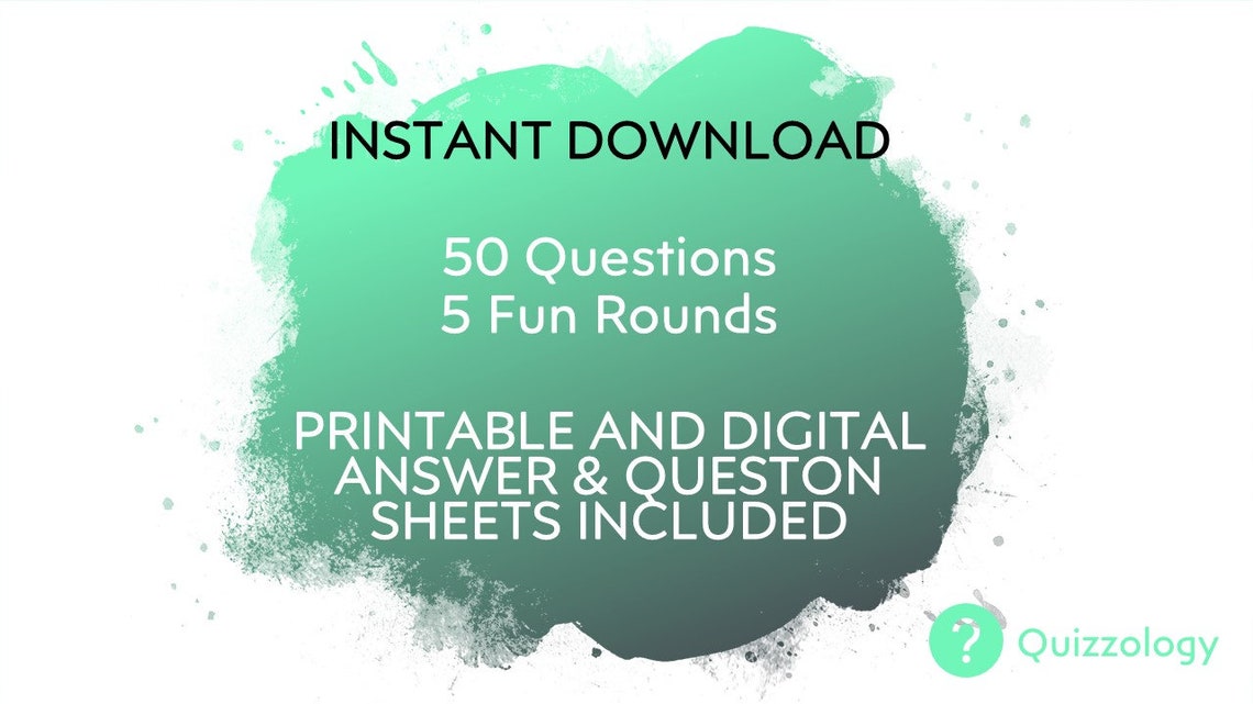 BIG QUIZ NIGHT Printable General Knowledge Quiz Book for Quiz Nights ...