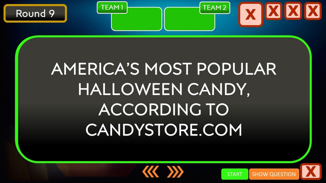 Halloween Party Game - Family Feud Quiz Game for Zoom - Virtual Trivia ...