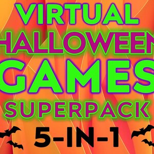 Halloween Virtual Party Games Halloween Quiz Games - Etsy UK