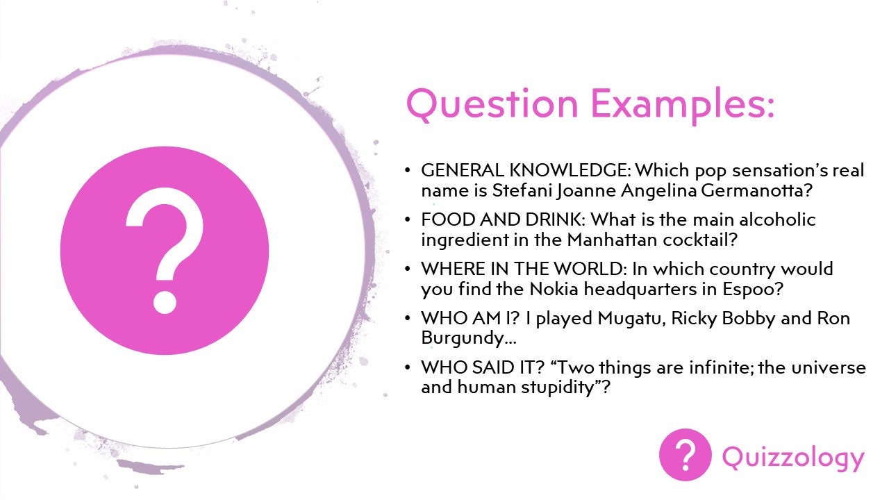 BIG QUIZ NIGHT Printable General Knowledge Quiz for Online Pub Quiz ...