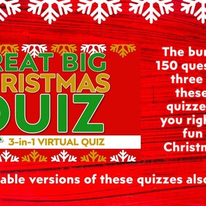 Christmas Party Games & Quizzes | Family Christmas Game Night | Virtual ...