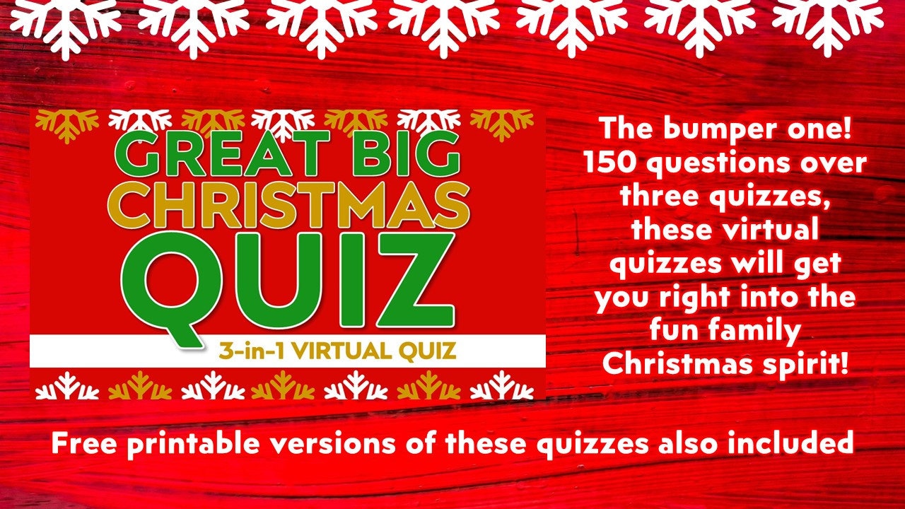 Christmas Party Games & Quizzes | Family Christmas Game Night | Virtual ...