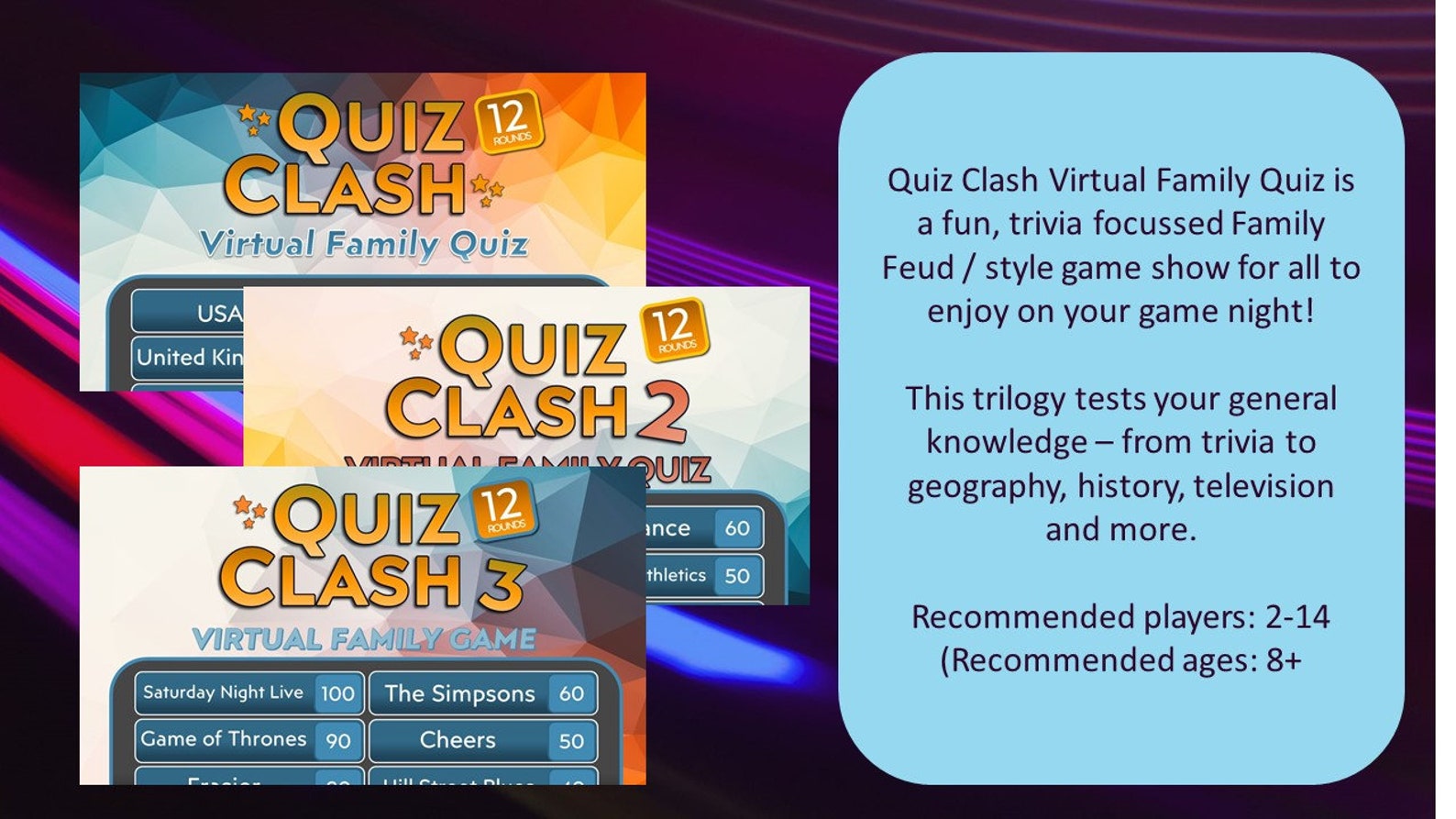 Games for Zoom Superpack | Quiz Game Bundle | Family Feud Game Download ...