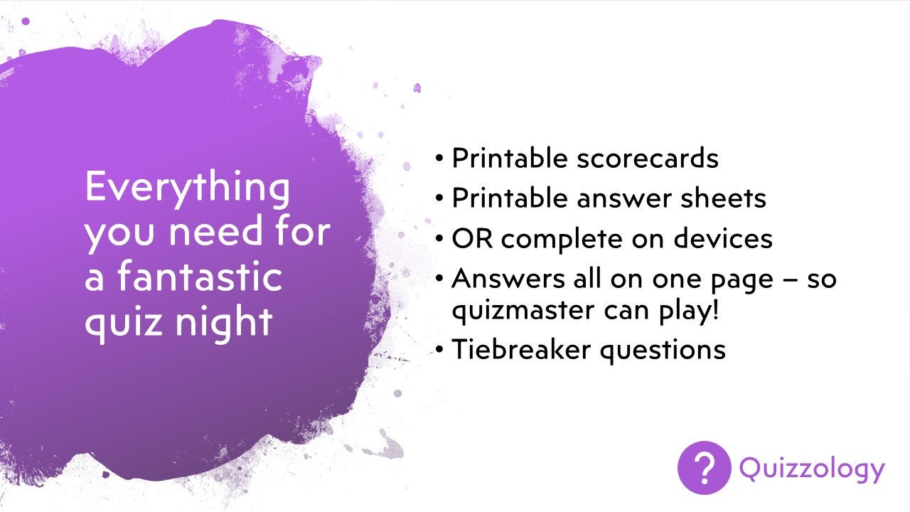 FRIENDS TV SHOW Quiz Printable Friends Quiz Book for Friends Theme ...