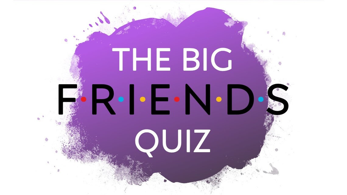 FRIENDS Tvshow Quiz Printable Quiz Book for Trivia Nights, and Friends ...