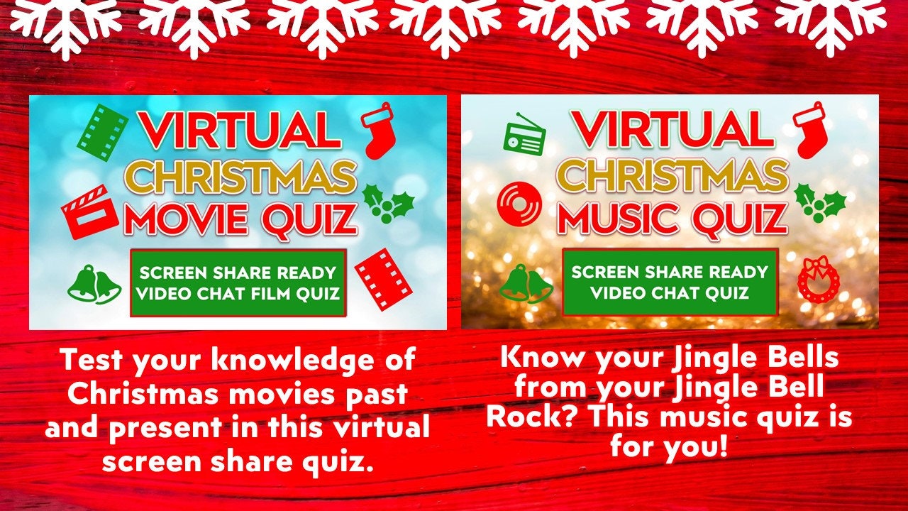 Christmas Party Games & Quizzes | Family Christmas Game Night | Virtual ...